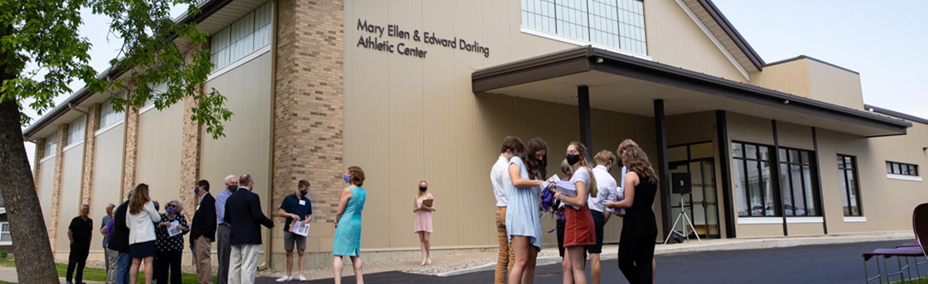 The Ribbon-Cutting Ceremony for the Mary Ellen and Edward Darling ...